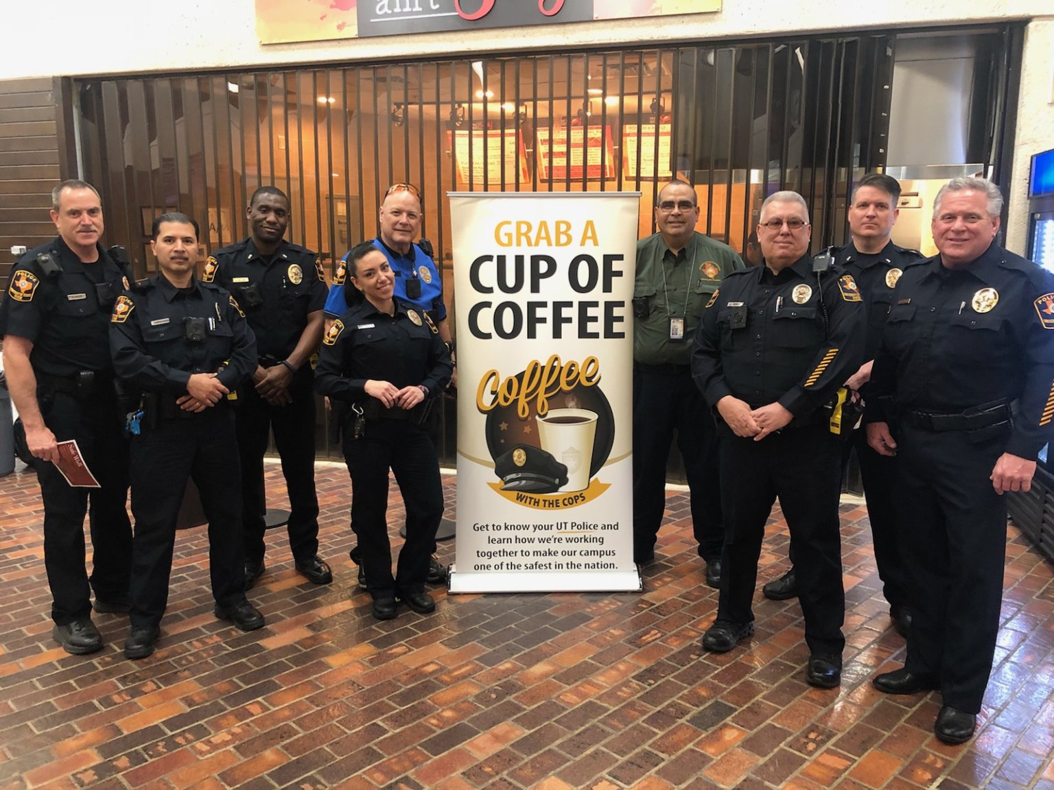 UTPD working to make campus safer with Coffee with Cops - UT Health San ...