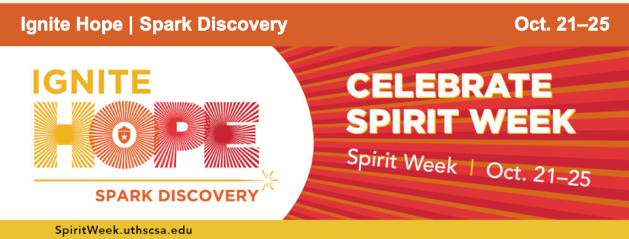 Prepare to celebrate Spirit Week Oct. 21-25 - UT Health San Antonio