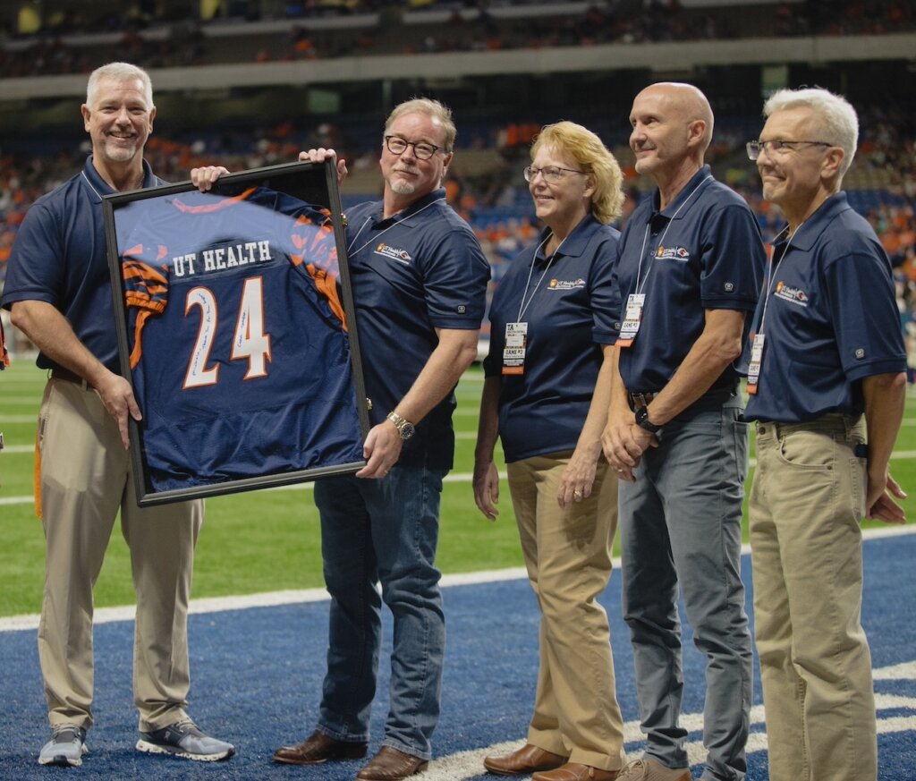 UT Health San Antonio joined UTSA Roadrunners in salute to health care ...